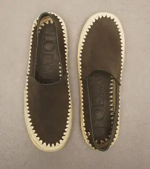 Loewe Rio Suede Espadrilles - Brown