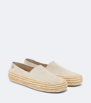 Loewe Rio Suede Espadrilles - Grey
