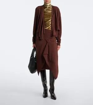 LEMAIRE Velvet High Neck Top
