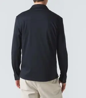 Agnona Cotton And Silk Polo Shirt