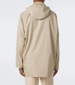 Ralph Lauren Purple Label Hooded Cotton Twill Coat