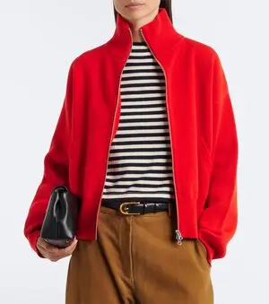 Extreme Cashmere N°451 Lisa Striped Cotton And Cashmere Top
