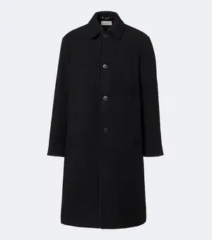 Dries Van Noten Wool-blend Coat - Black