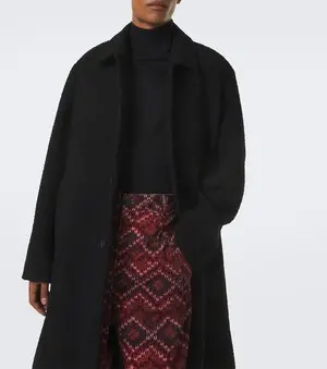 Dries Van Noten Wool-blend Coat