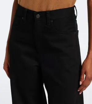 FRAME Bow Wide-leg Jeans