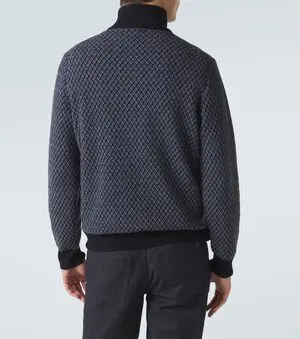 Agnona Cashmere Half-zip Sweater