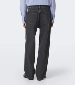 JIL SANDER Mid-rise Wide-leg Jeans