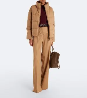 Max Mara Reversible Camel Hair Down Jacket