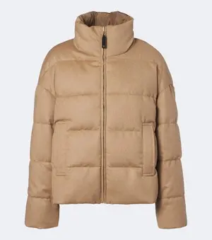 Max Mara Reversible Camel Hair Down Jacket - Beige