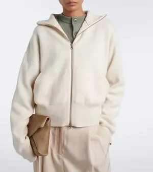 Extreme Cashmere N°385 Xtra Cute Cashmere Jacket - White
