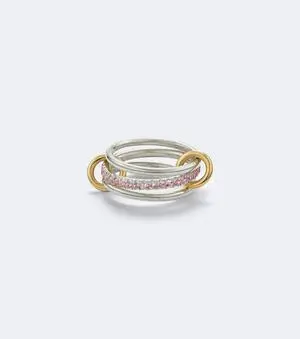 SPINELLI KILCOLLIN Tigris Sterling And 18kt Gold Ring With Sapphires - Silver