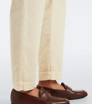 Eleventy Tapered Cotton-blend Pants