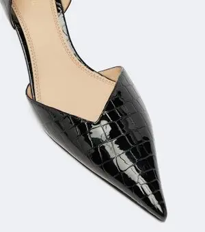 Victoria Beckham Angle D'orsay Pumps - Black