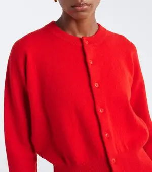 Extreme Cashmere N°257 Blouson Cardigan - Red