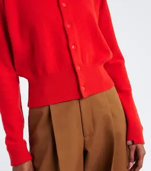 Extreme Cashmere N°257 Blouson Cardigan - Red