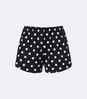 Hunza G Polka Dot Shorts - Black