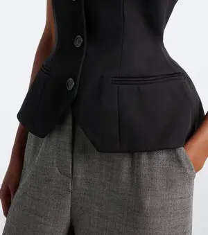 Magda Butrym Silk And Cashmere Vest