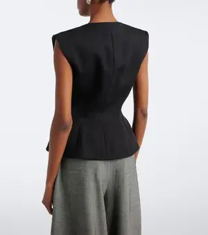 Magda Butrym Silk And Cashmere Vest