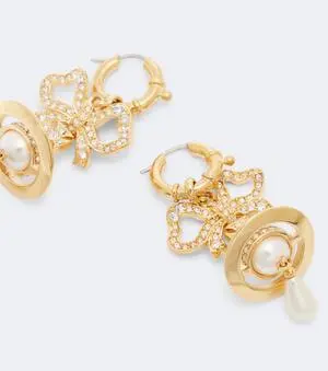 VIVIENNE WESTWOOD Rigoberta Embellished Faux Pearl Earrings - Gold