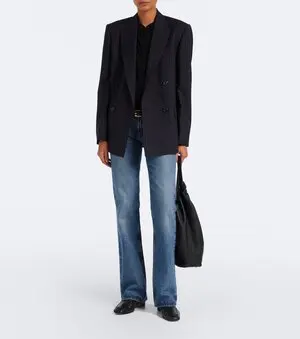 NILI LOTAN Ibra Merino Wool Shirt