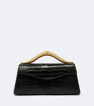 Elie Saab The Petit Wave Small Leather Top-handle Bag - Black