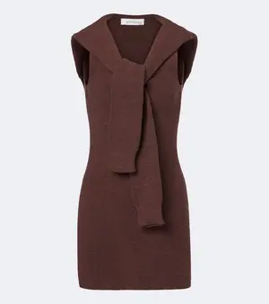 AYA MUSE Vao Minidress - Brown