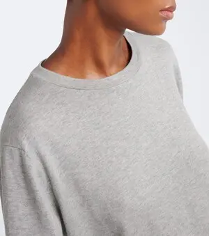 Extreme Cashmere N°500 Jones Cotton And Cashmere Top