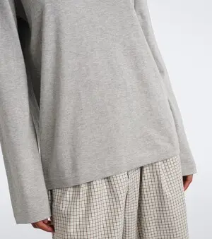 Extreme Cashmere N°500 Jones Cotton And Cashmere Top