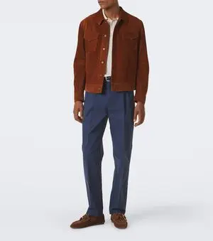 Dunhill Cotton Twill Straight Chinos