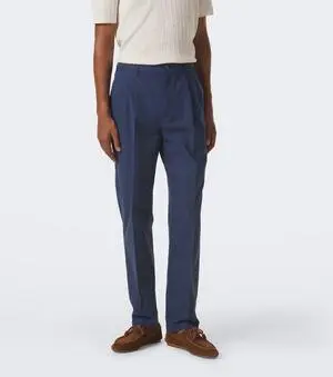 Dunhill Cotton Twill Straight Chinos