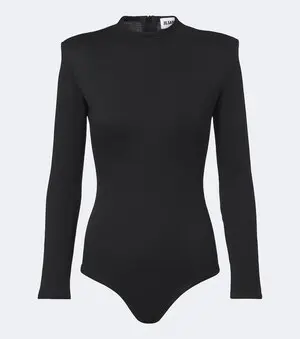 JIL SANDER Wool Bodysuit - Black