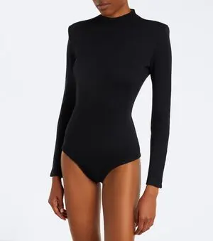 JIL SANDER Wool Bodysuit - Black