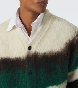 Sacai Wool-blend Polo Sweater
