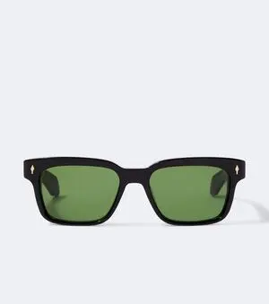 JACQUES MARIE MAGE Molino 55 Square Sunglasses - Black
