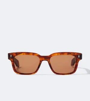 JACQUES MARIE MAGE Molino 55 Square Sunglasses - Brown