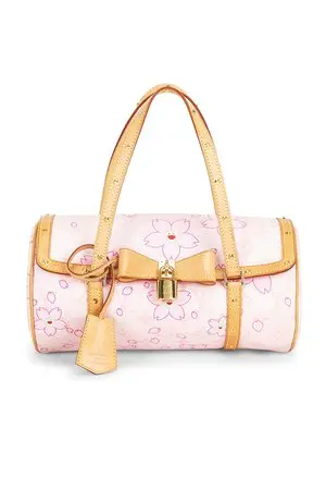 LOUIS VUITTON Monogram Cherry Blossom Papillon Handbag - Pink