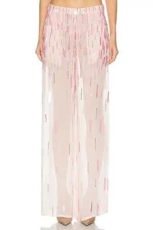 MAY MASHIAH Becca Pant In Pink - Peony