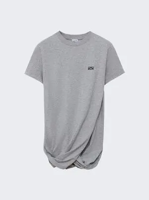 Loewe Draped Top Grey Melange