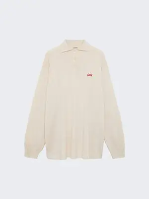 Loewe Polo Sweater - White