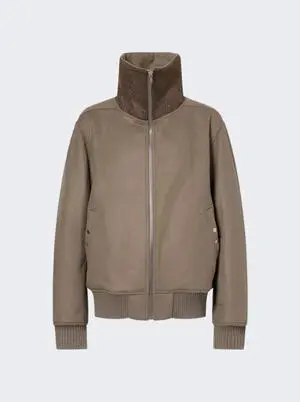 Rick Owens Dracufligh Bomber Jacket Black Grey