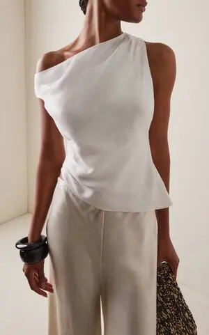 Onia Cold Shoulder Asymmetrical Top