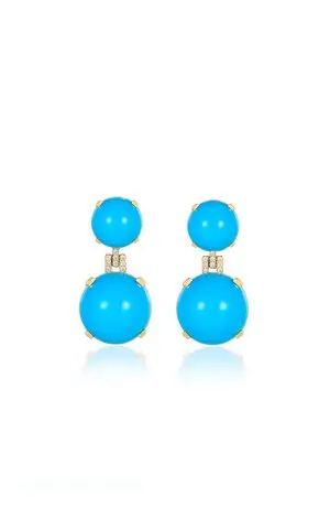 Goshwara Double Sphere Drop Earrings