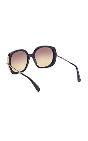 Max Mara Oversized Square-frame Acetate Sunglasses - Blue