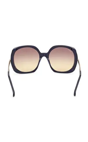 Max Mara Oversized Square-frame Acetate Sunglasses - Blue