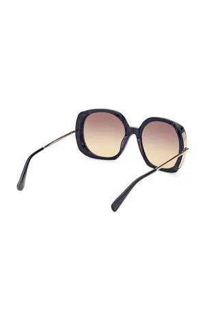 Max Mara Oversized Square-frame Acetate Sunglasses - Blue