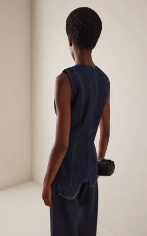 FRAME The Form Denim Vest