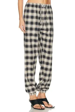Attico Long Check Pant