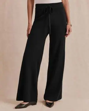Splendid Tori Cashmere Wide Leg Pant - Java