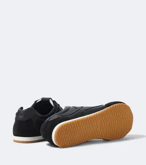 Loewe Ballet Runner 2.0 Calf Leather Sneakers - Black