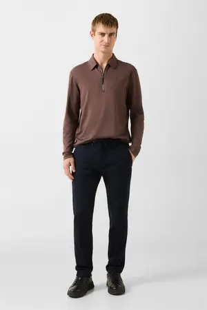 Bogner Bailey Polo Long-sleeved Top - Brown